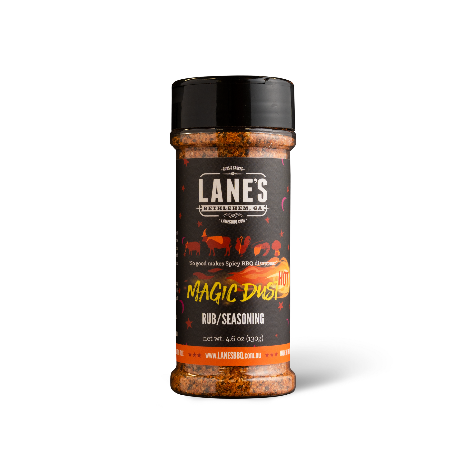 Lanes - Magic Dust Hot Seasoning Rub | BBQs In The Hills