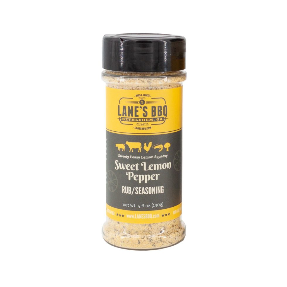 Lanes - Sweet Lemon Pepper Seasoning Rub 130g | BBQs In The Hills